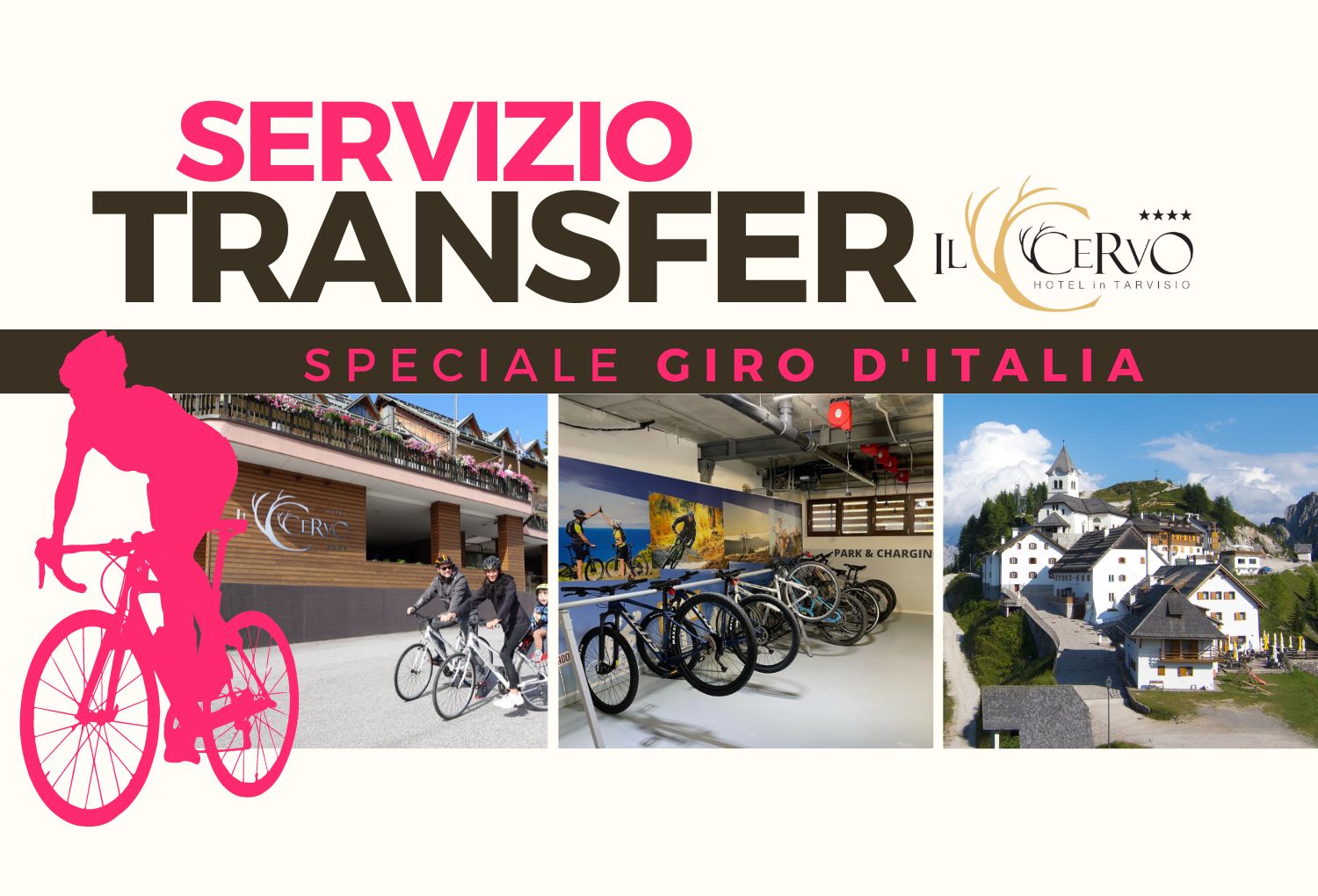 Servizio transfer speciale Giro d'Italia | Hotel Cervo