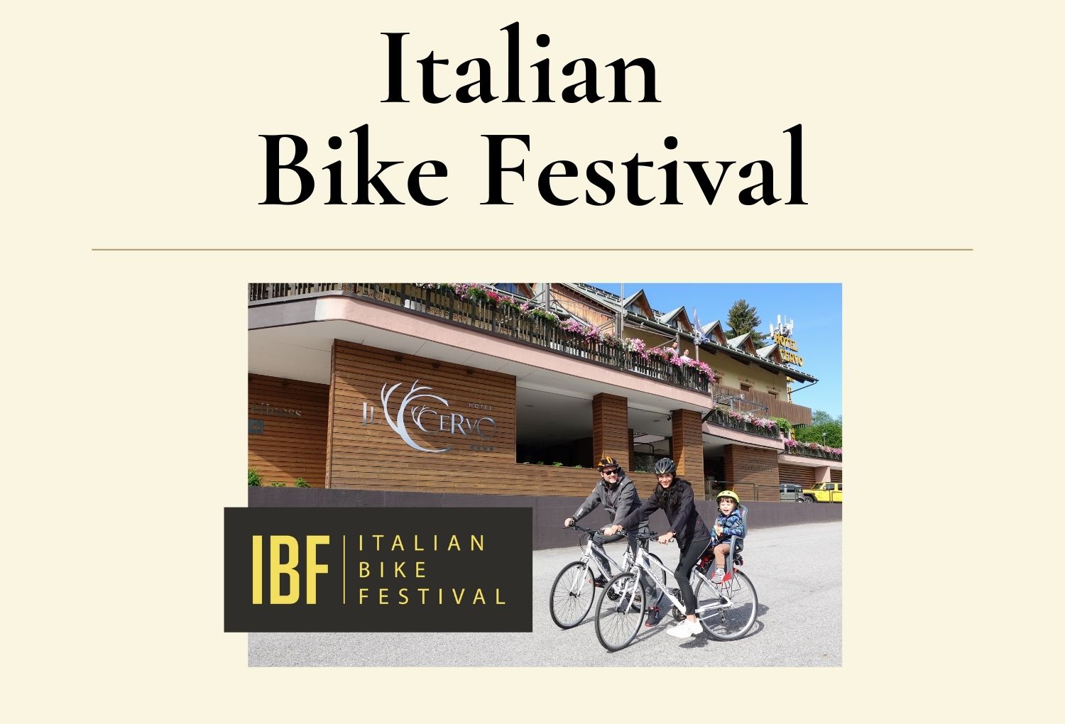Italian Bike Festival | Hotel Cervo